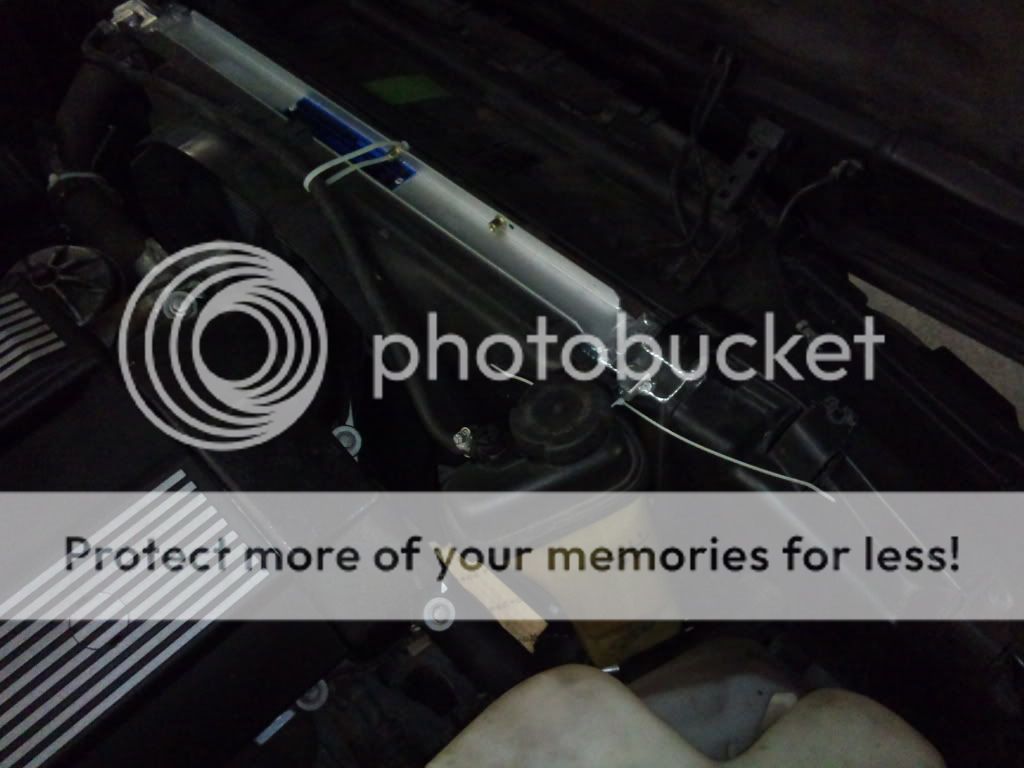 DIY - e36 Aluminum rad in M50 e34